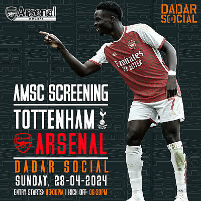 THE NORTH LONDON DERBY | Tottenham Hotspurs Vs ARSENAL | AMSC Official ...